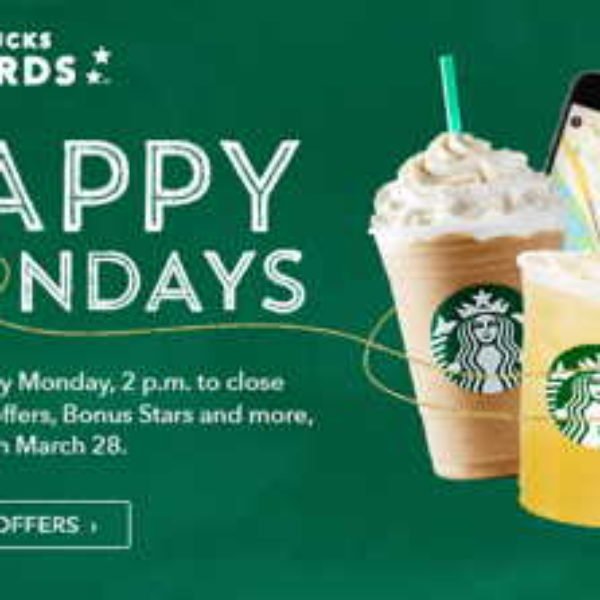My Starbucks Rewards Members: Happy Mondays - Oh Yes It's Free